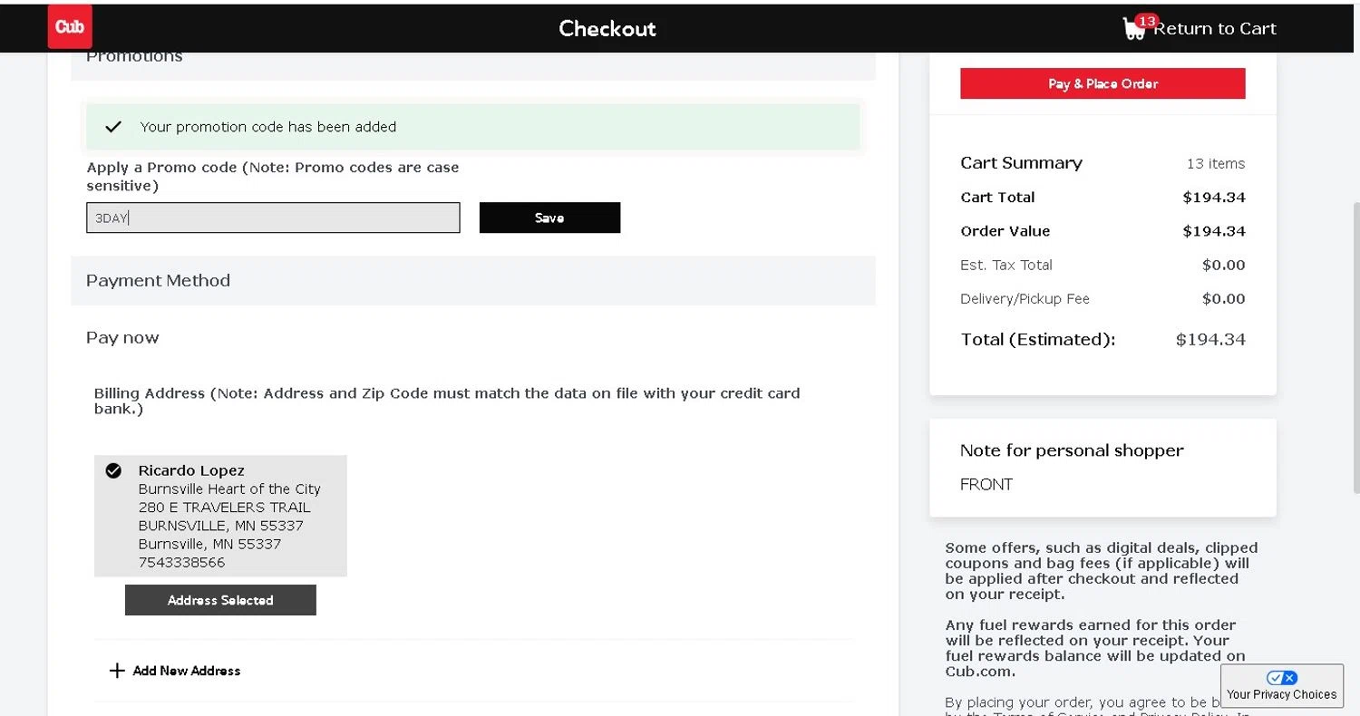 Cub Foods Promo Codes - 10% Off | September 2024