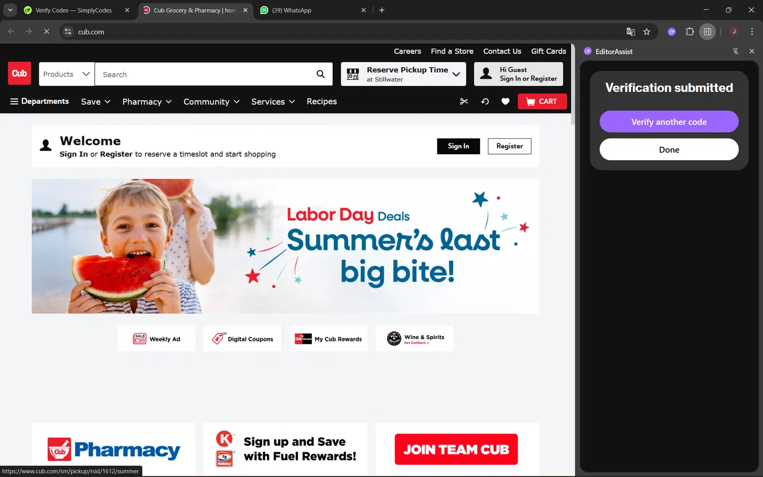 Cub Foods Promo Codes - $5 Off Sitewide Coupons Jan 2026