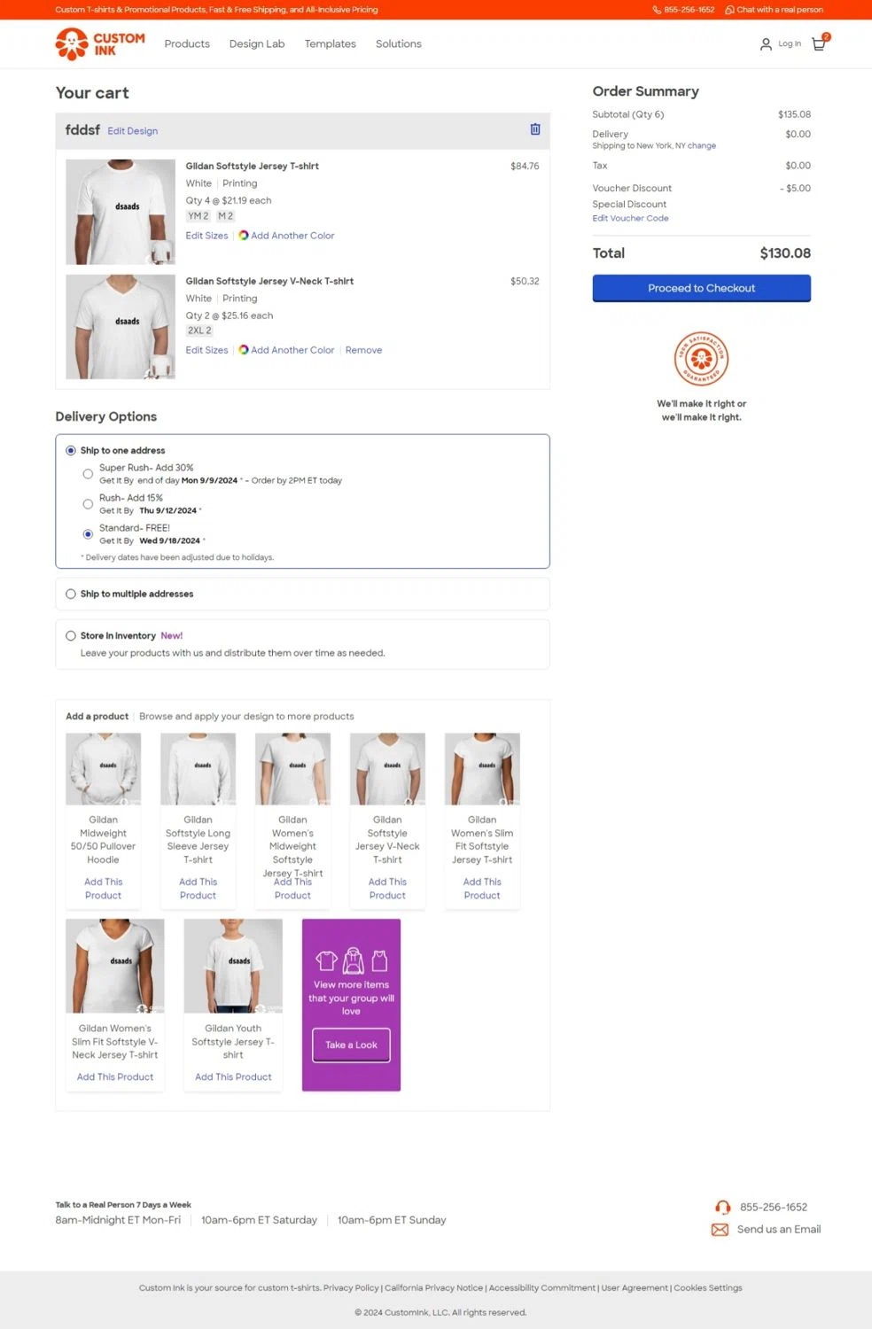 Custom Ink Coupons - $5 Off | October 2024