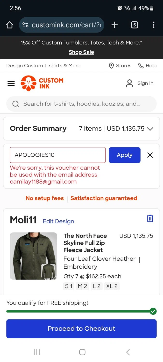 Custom Ink Promo Codes - $5 Off (4 Verified) Oct 2025