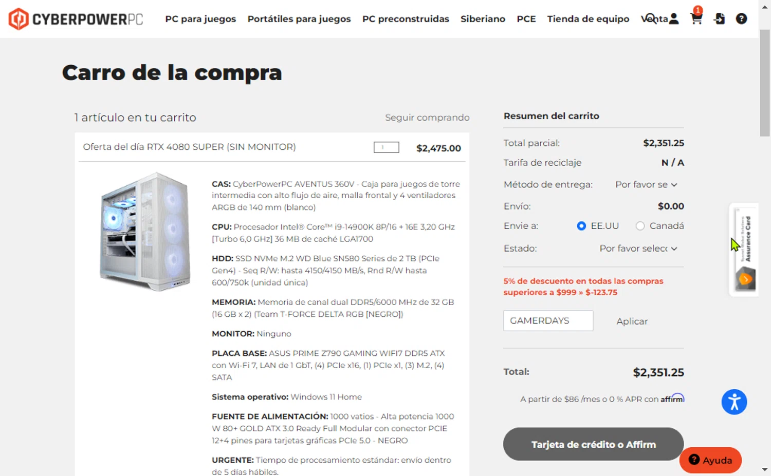 CyberPowerPC Coupons - 5% Off | October 2024