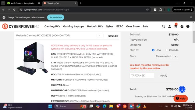CyberPowerPC Coupon Codes (3 Verified) - 5% Off Mar 2025