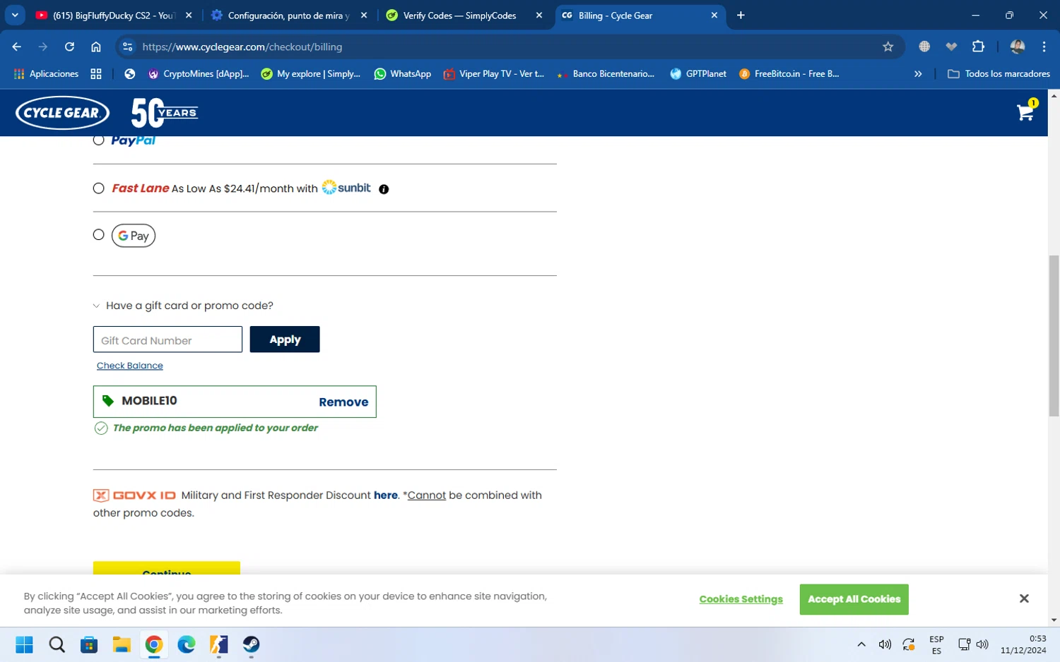 Cycle Gear Coupons - 10% Off | January 2025