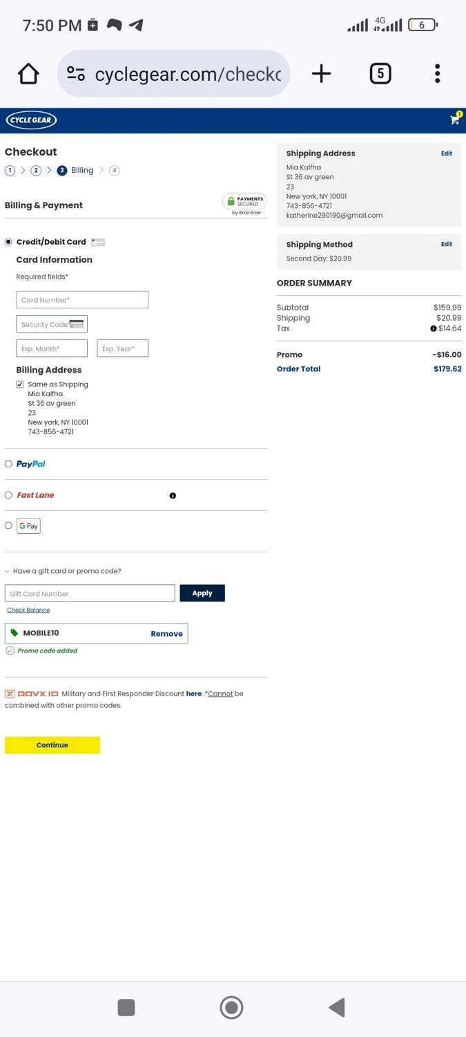 Cycle Gear Coupons - 10% Off | August 2024