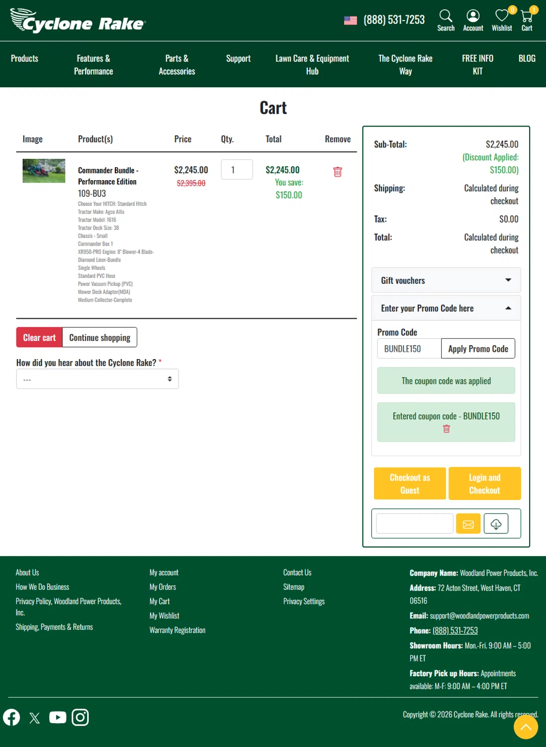 Cyclone Rake Promo Codes - $25 Off (1 Verified) May 2026