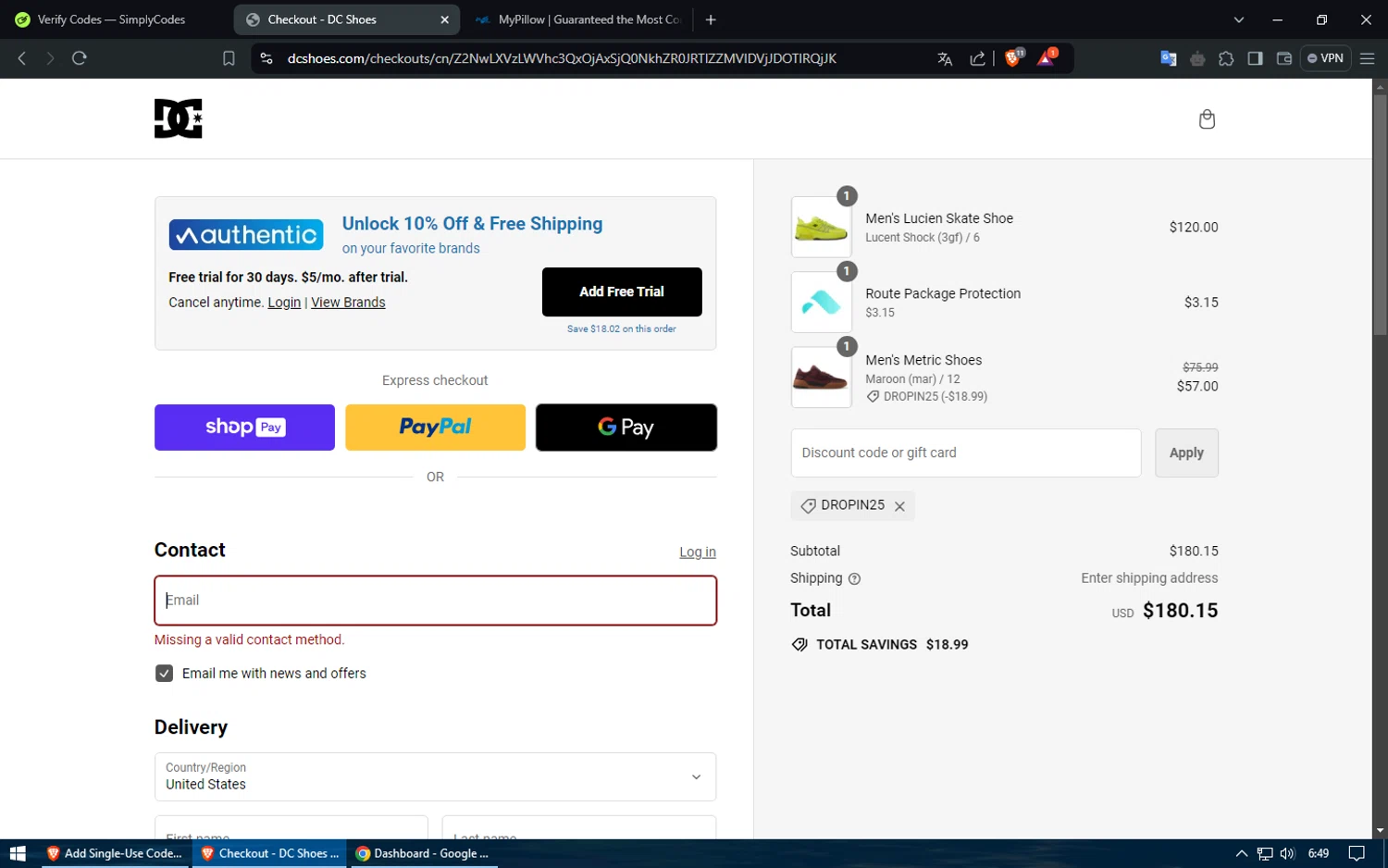 DC Shoes Promo Codes & Cyber Monday 2024 Deals - 25% Off