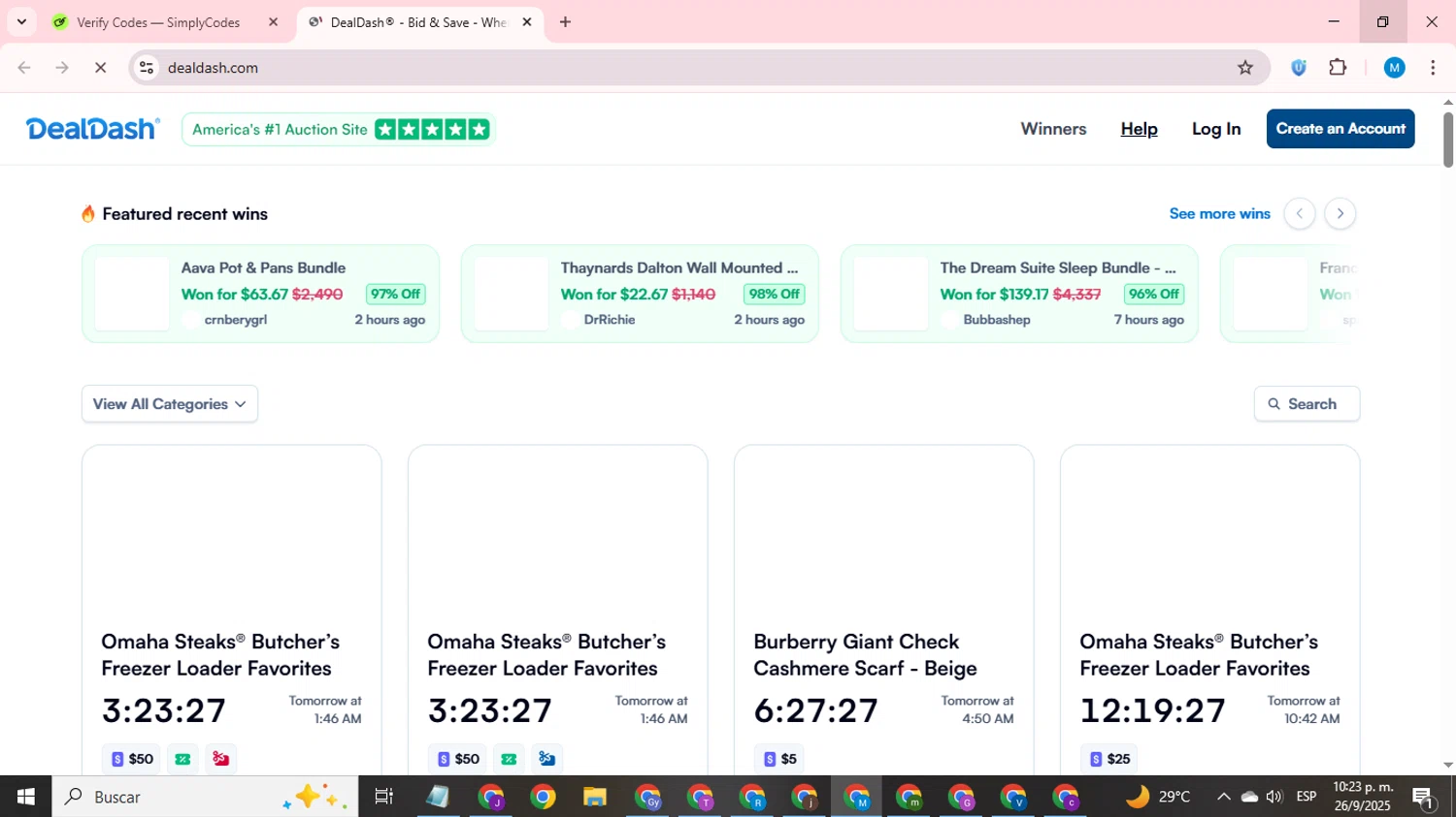 DealDash Promo Codes - $50 Off (29 Verified) Oct 2025