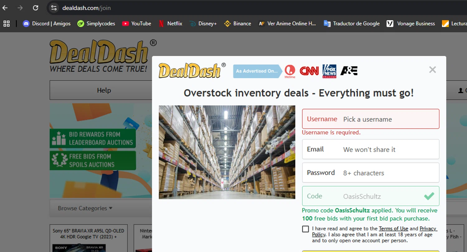 DealDash Promo Codes - $50 Off (29 Verified) Nov 2025