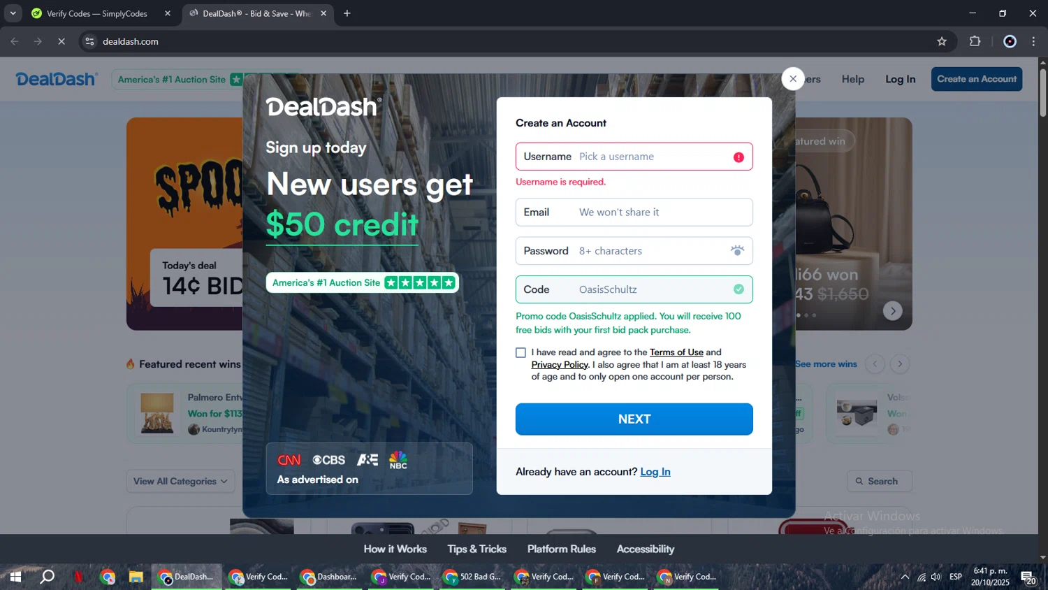 DealDash Promo Codes - $50 Off (29 Verified) Nov 2025
