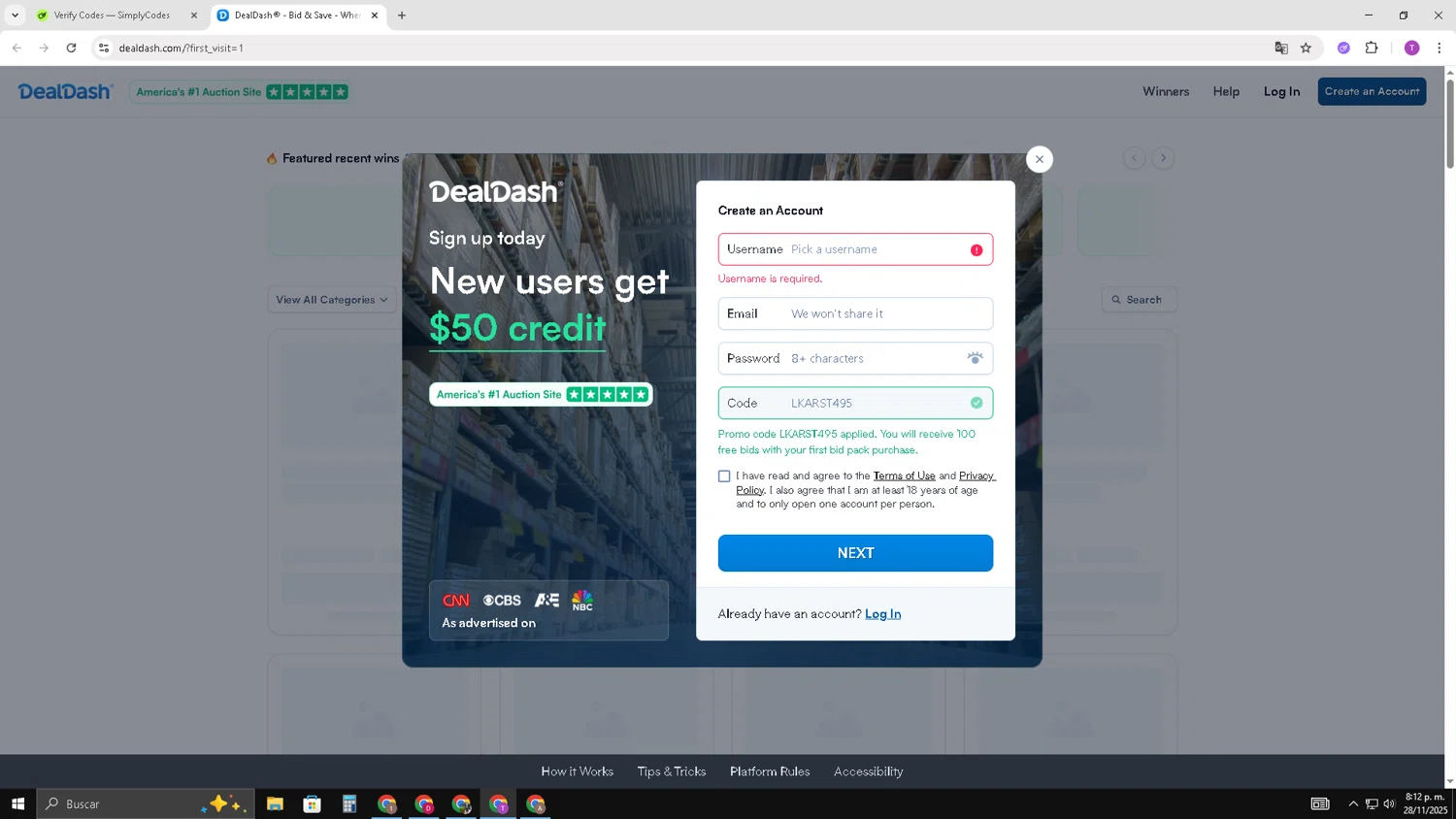 DealDash Promo Codes - $50 Off (29 Verified) Jan 2026