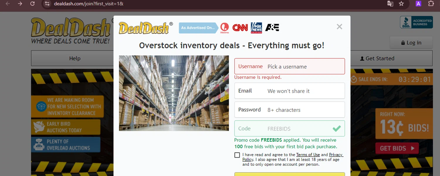 DealDash Promo Codes - $100 Off | October 2024