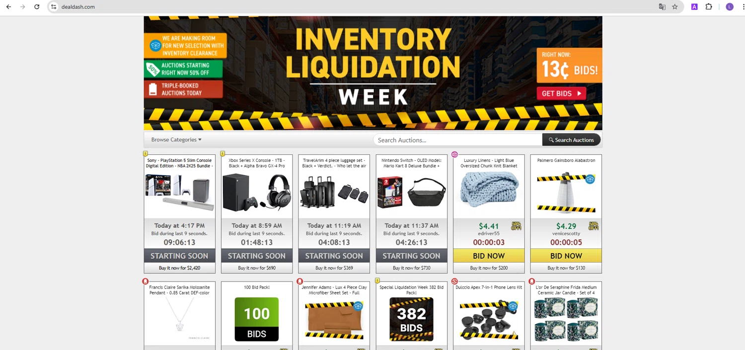 DealDash Promo Codes - 50% Off (29 Verified) Sep 2025