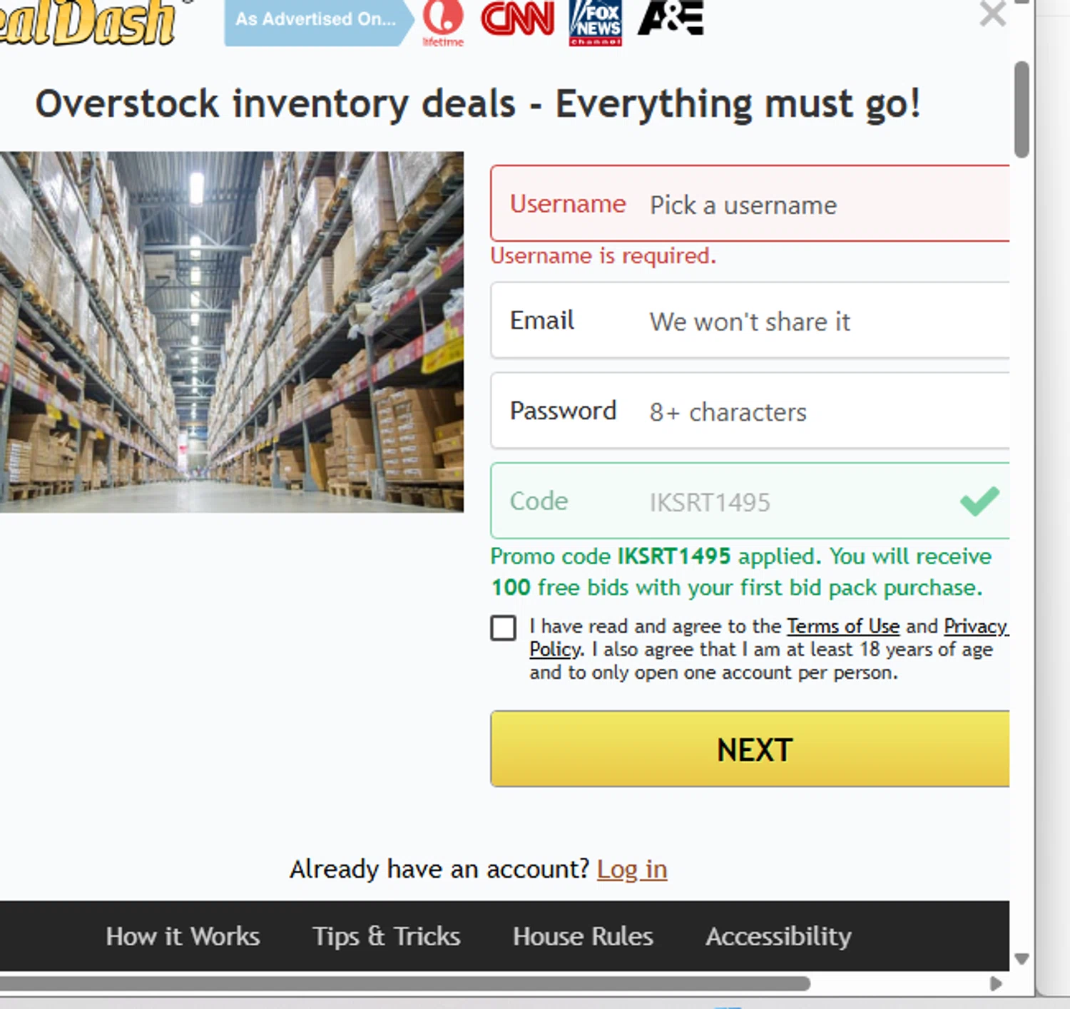 DealDash Promo Codes - $50 Off (29 Verified) Nov 2025