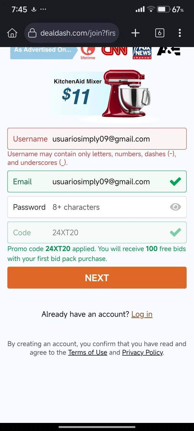 DealDash Promo Codes - $50 Off (29 Verified) Jan 2026