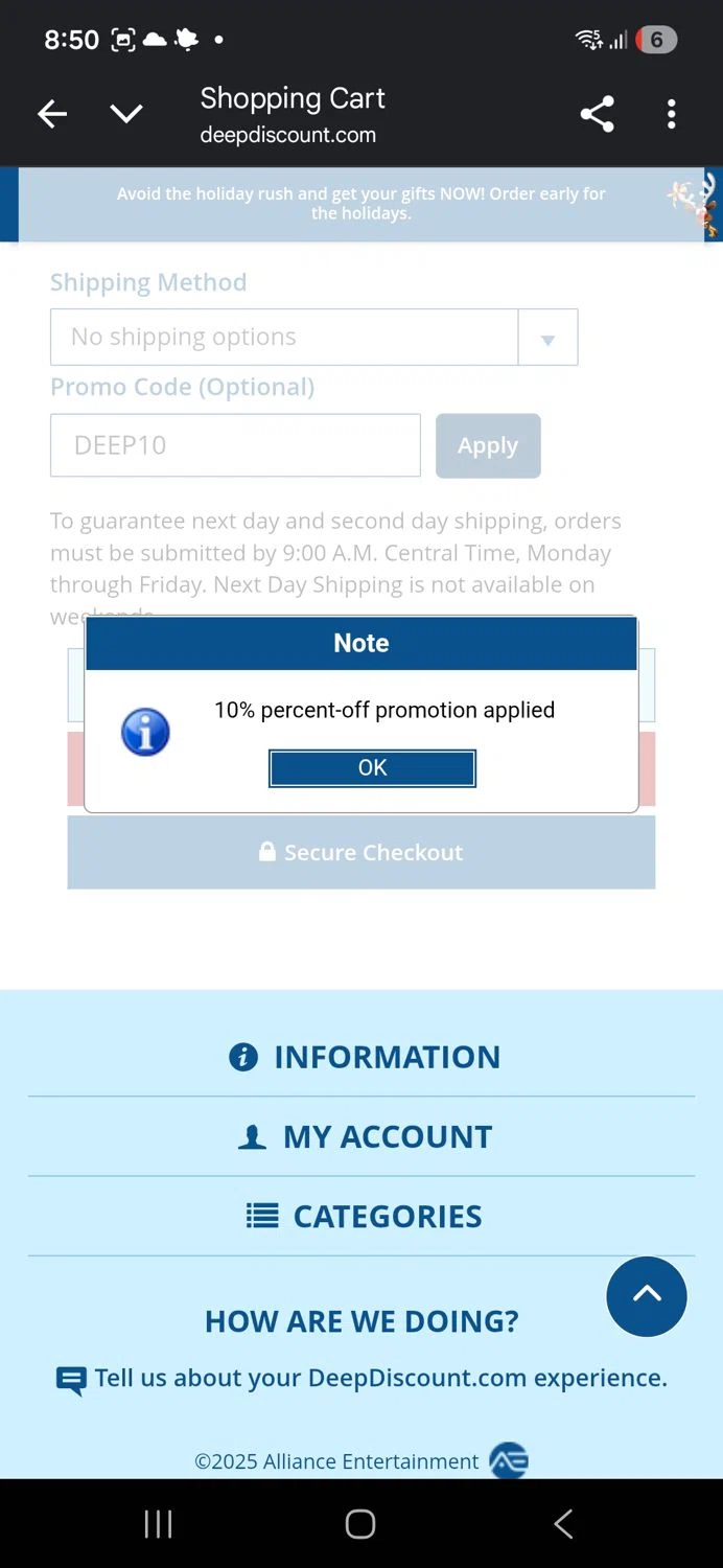 Deep Discount Promo Codes - 10% Off (4 Verified) Dec 2025