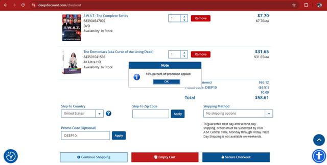 Deep Discount Promo Codes - 10% Off (Verified) Oct 2025