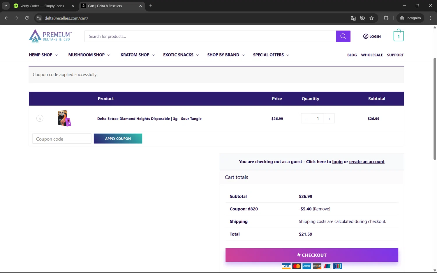 Delta 8 Resellers Promo Code (8 Verified) - 25% Off May 2025