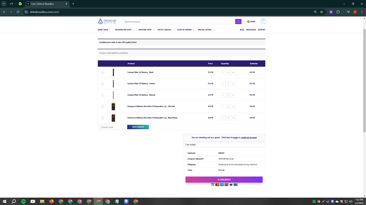 Delta 8 Resellers Coupon Codes - 25% Off | January 2025