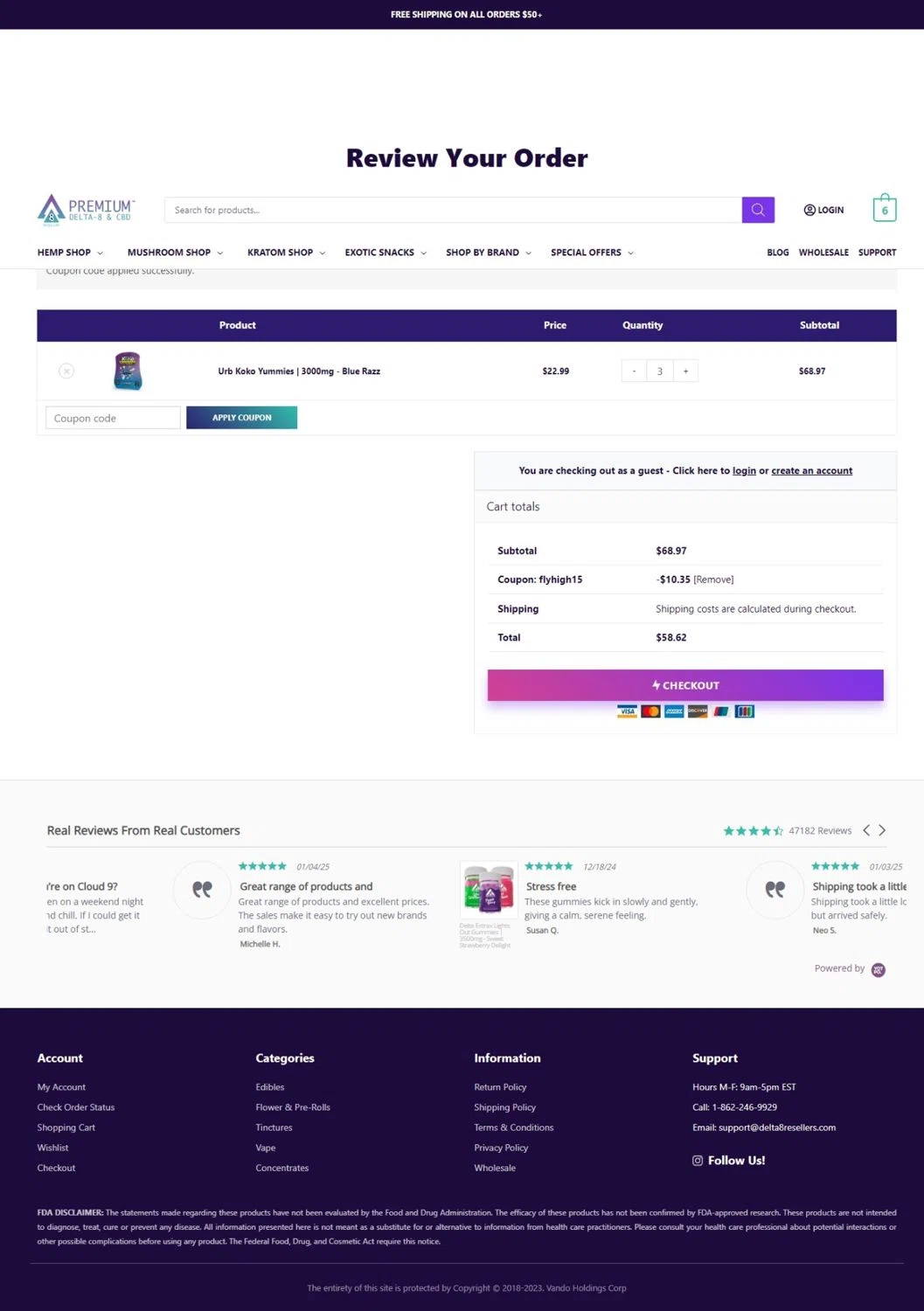 Delta 8 Resellers Coupon Codes - 25% Off | January 2025