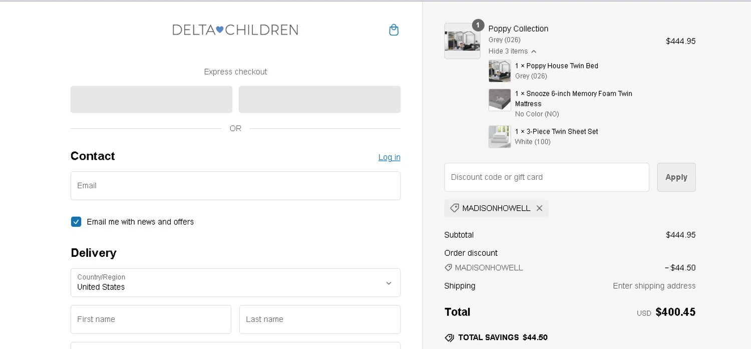 Elegant Delta Children Customer Service Gallery