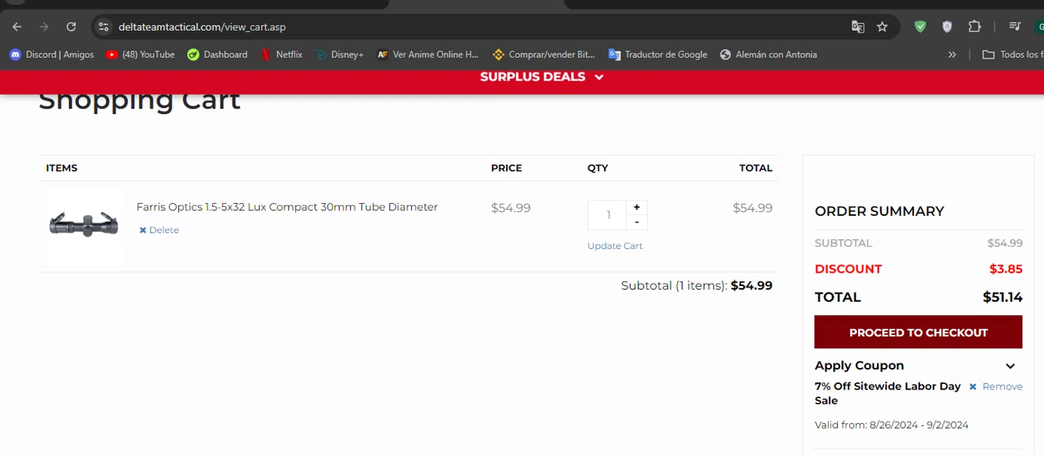 Delta Team Tactical Coupons - $5 Off | October 2024