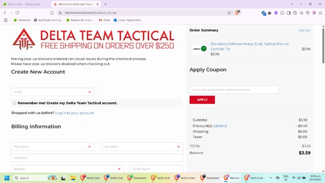 Delta Team Tactical Promo Codes - 10% Off Jun 2025
