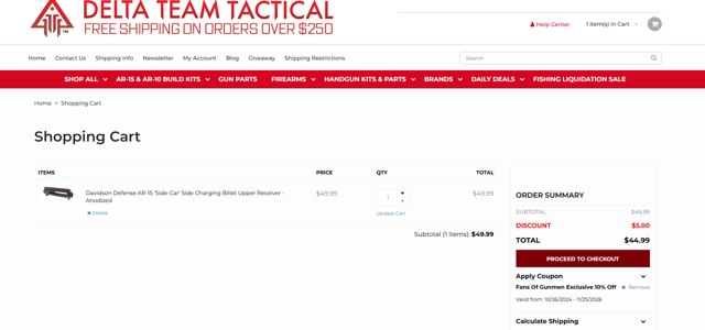 Delta Team Tactical Promo Code (5 Verified) - 10% Off May 2025
