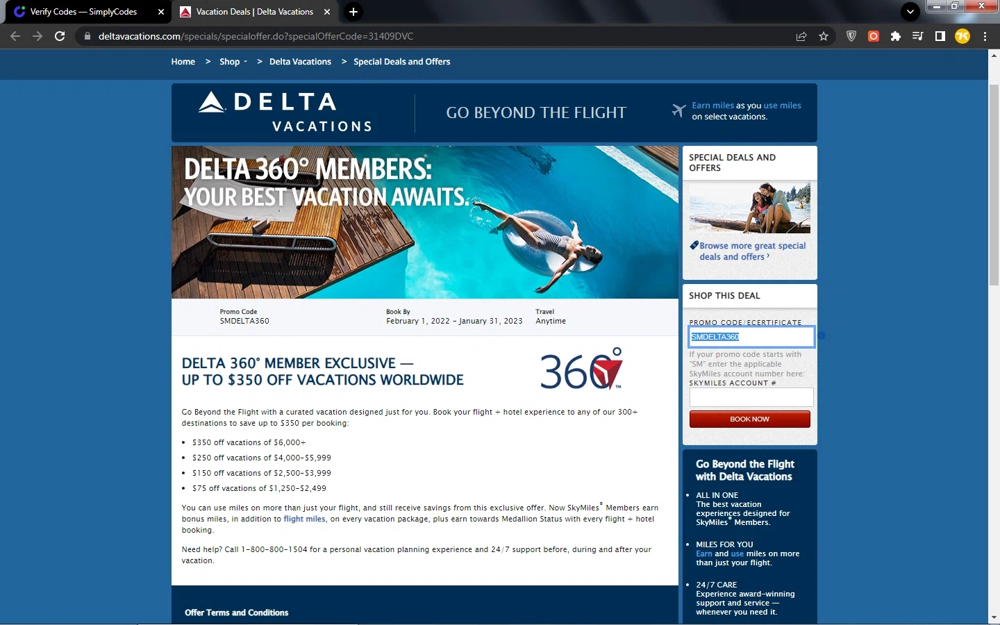 Delta Vacations Promo Code - $250 Off (Verified) Jan 2026