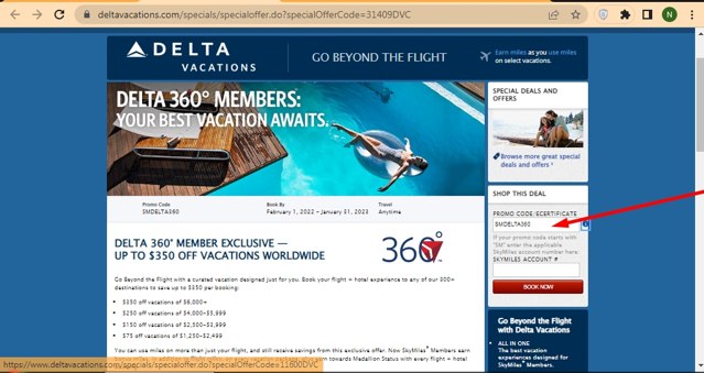 Delta Vacations Promo Codes - $50 Off Coupons Sep 2025