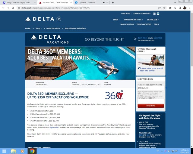 Delta Vacations Promo Codes - $50 Off Coupons Sep 2025