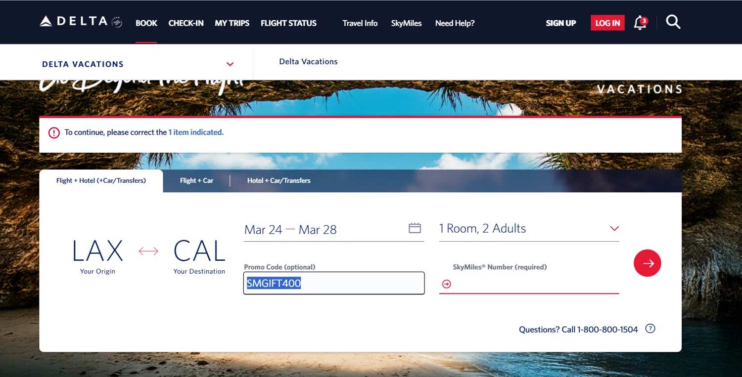 Delta Vacations Promo Codes - $100 Off Coupons Oct 2025