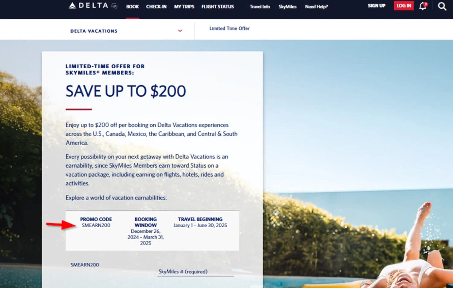 Delta Vacations Promo Codes - $250 Off Coupons Sep 2025