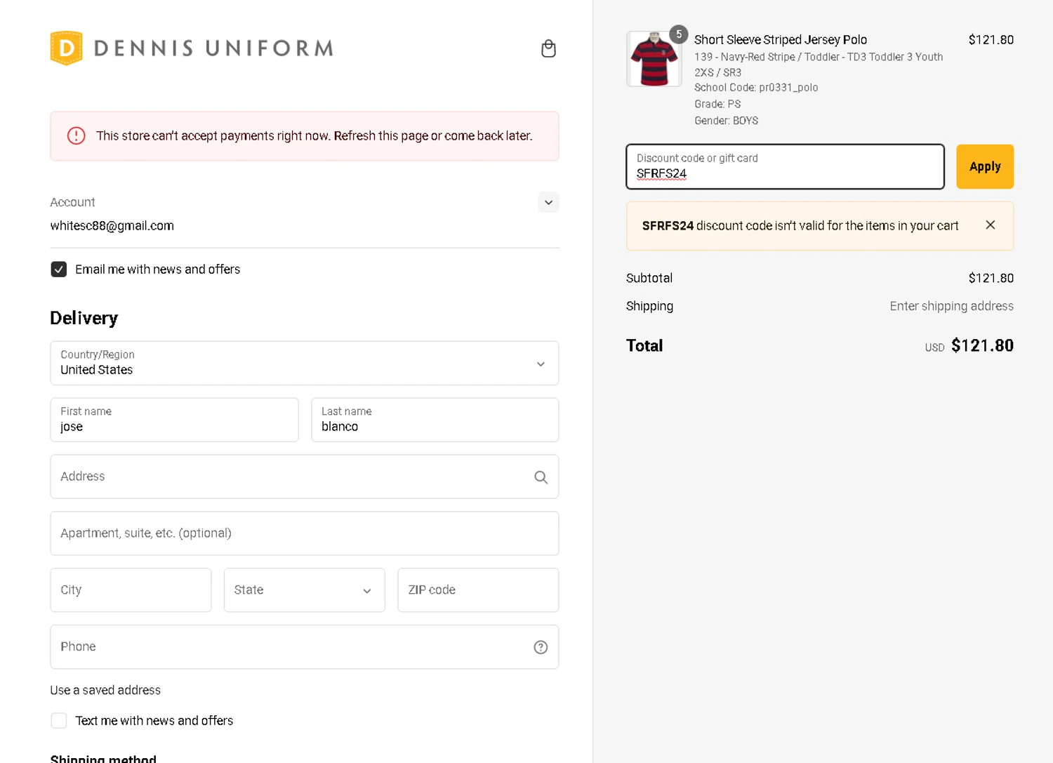 DENNIS Uniform Discount Codes - 10% Off | January 2025