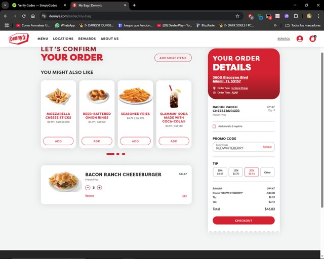 Denny's Discount Codes - $10 Off (4 Verified) Aug 2025