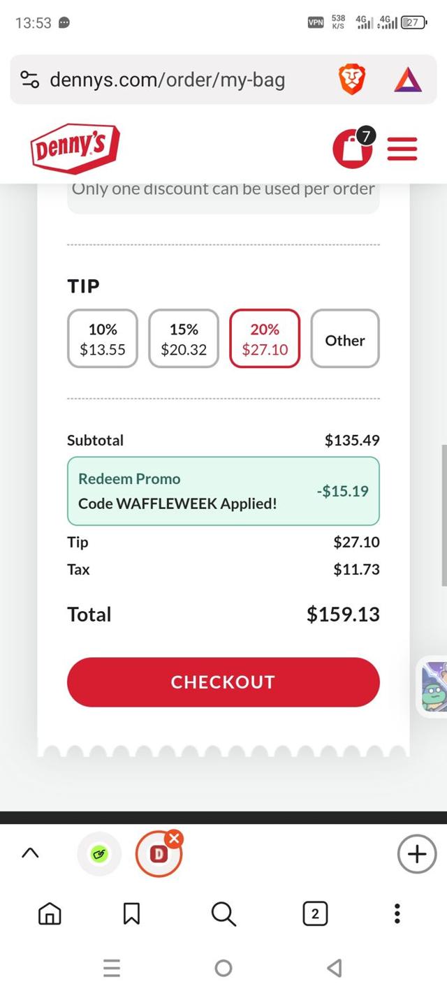 Denny's Promo Codes - $10 Off Coupons Oct 2025