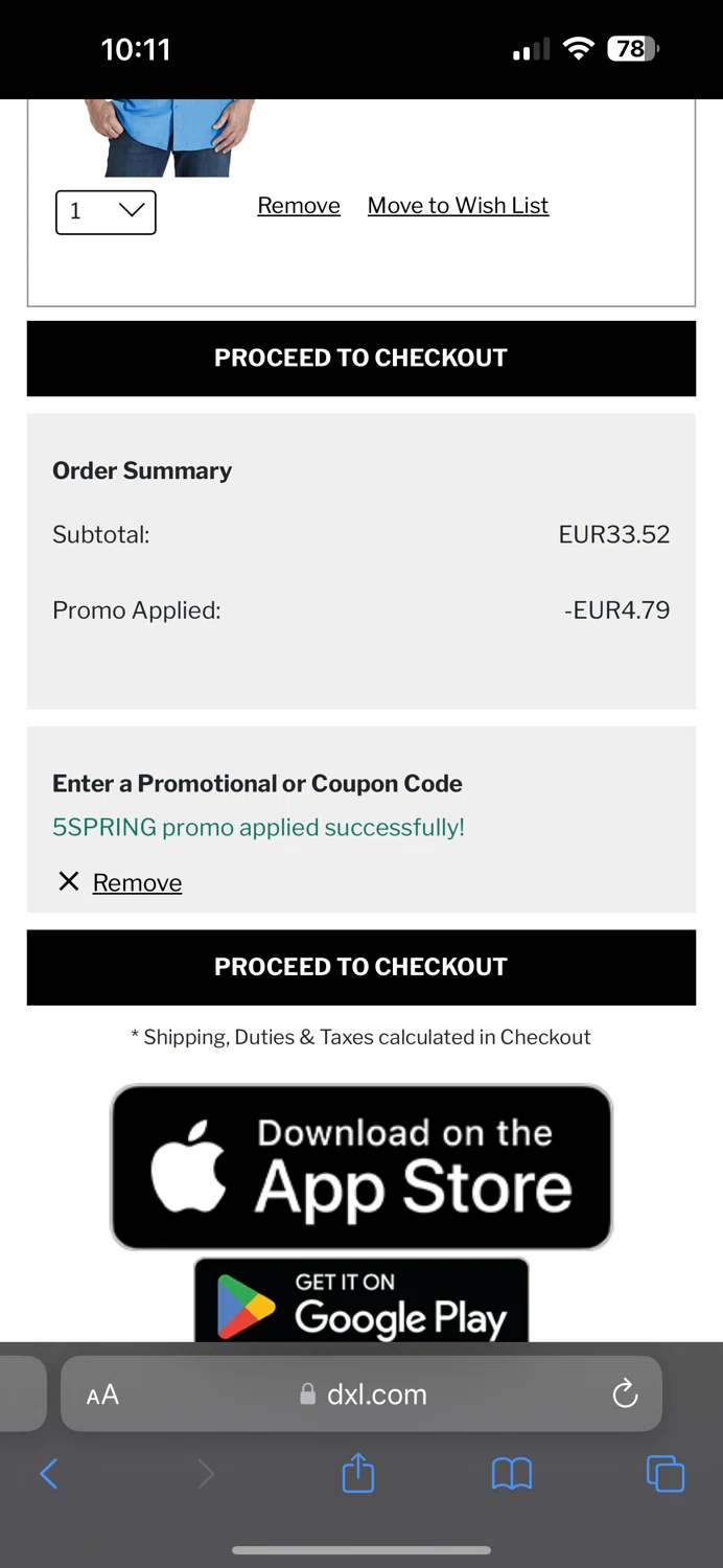 DXL Coupons - $15 Off | October 2024