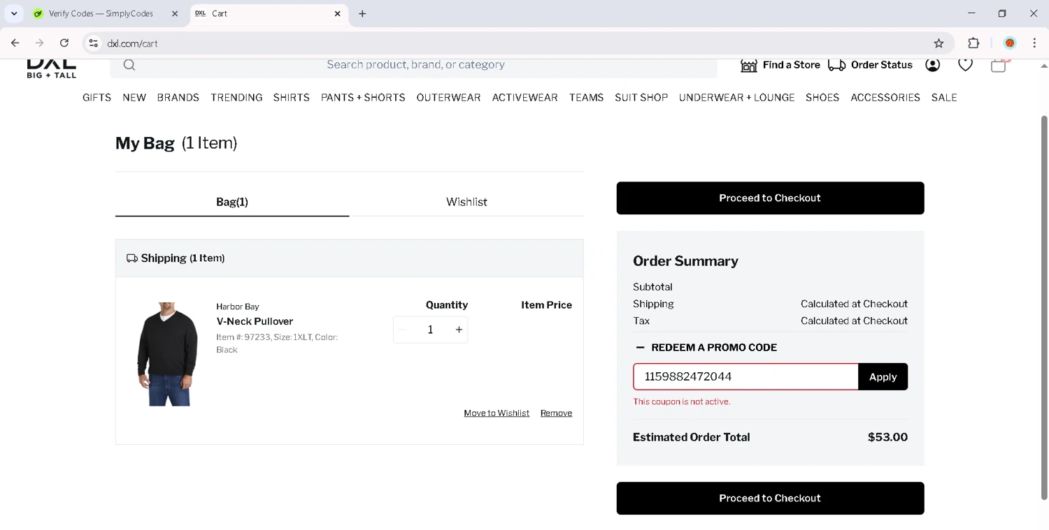 DXL Promo Codes - $30 Off Sitewide (2 Verified) Dec 2025