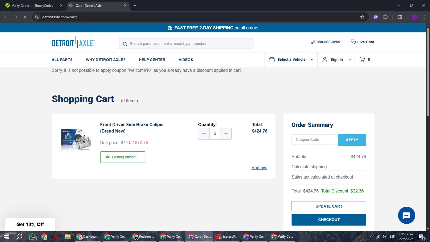Detroit Axle Promo Codes (2 Verified) - 10% Off Jun 2025