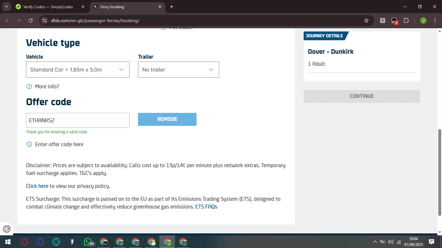 DFDS Promo Codes - 40% Off (3 Verified) Dec 2025
