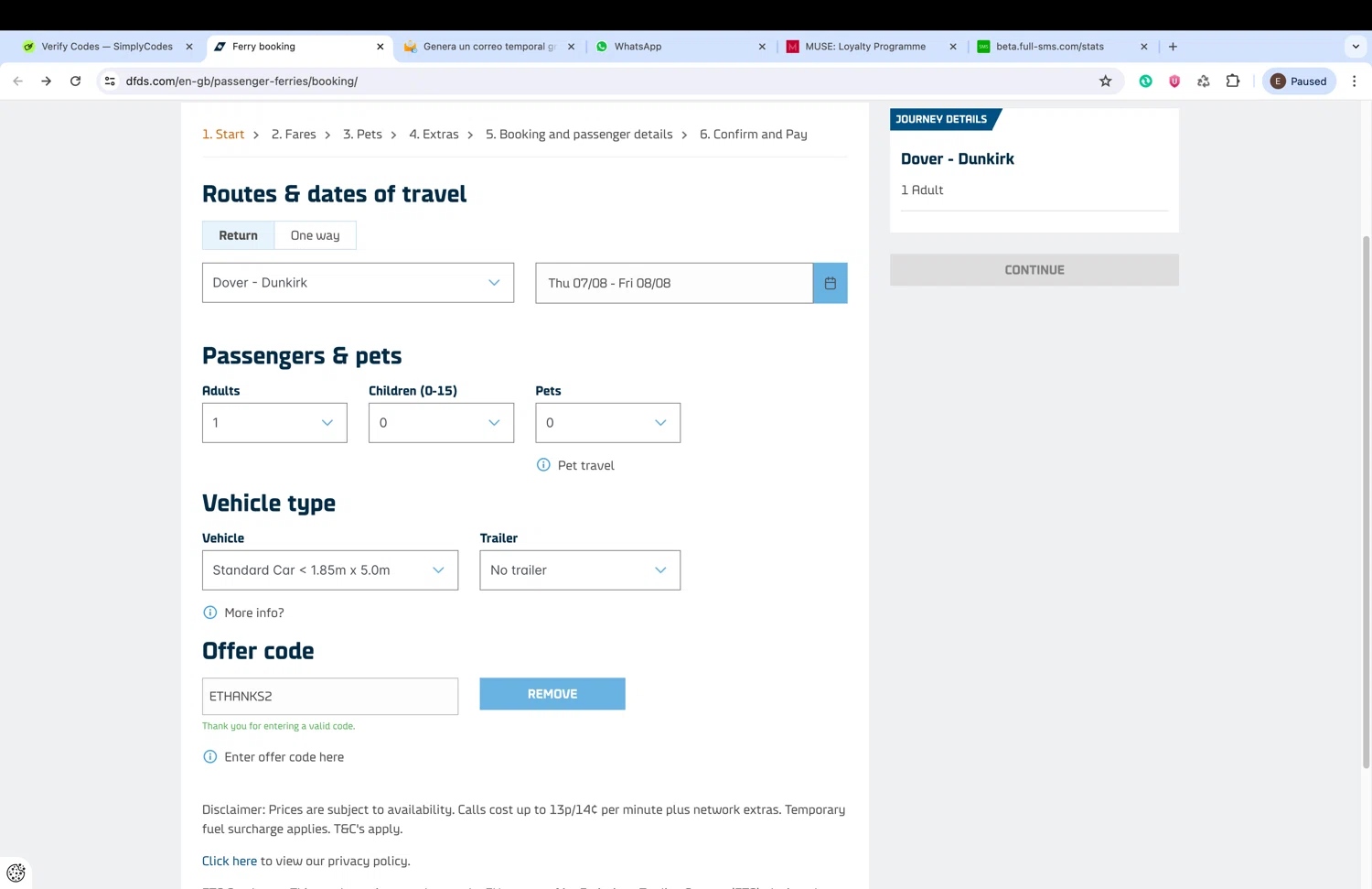 DFDS Discount Codes - 40% Off (3 Verified) Oct 2025