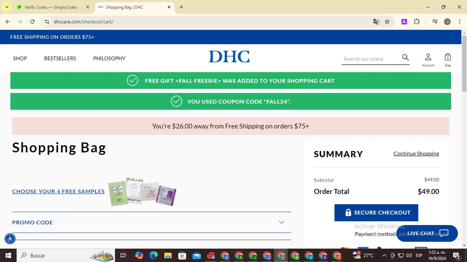 DHC Promo Codes - 15% Off | November 2024