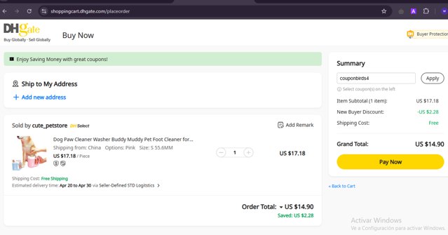 DHgate Promo Codes (9 Verified) - $38 Off Sitewide Apr 2025