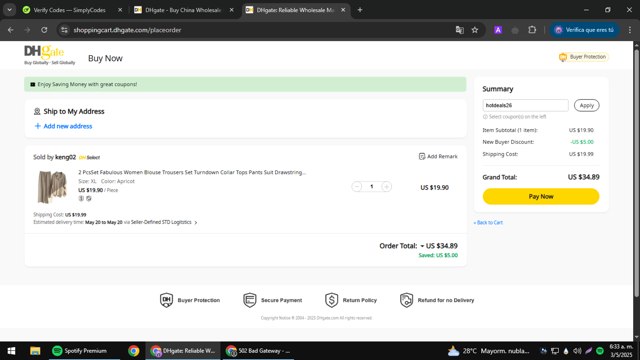 DHgate Promo Codes (9 Verified) - 5% Off Sitewide May 2025