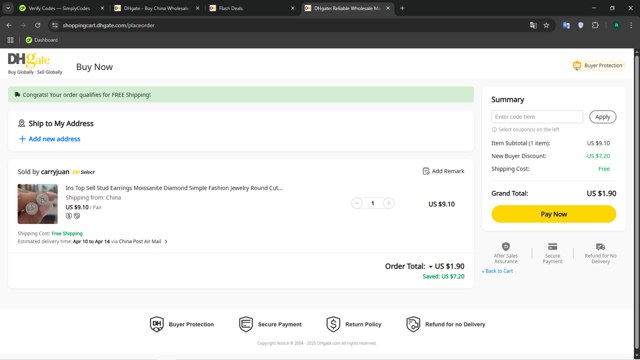DHgate Promo Codes (9 Verified) - 15% Off Sitewide Mar 2025
