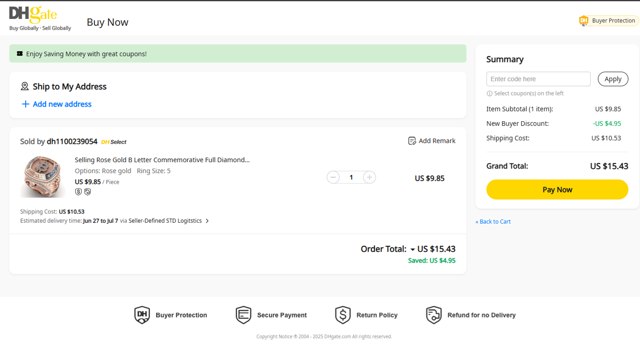 DHgate Discount Codes - $5 Off (5 Verified) Jun 2025