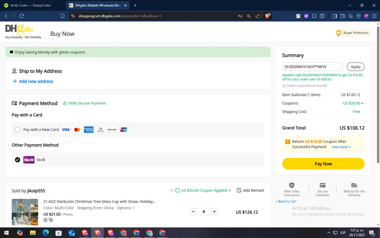 DHgate Promo Codes - $10 Off (4 Verified) Dec 2025