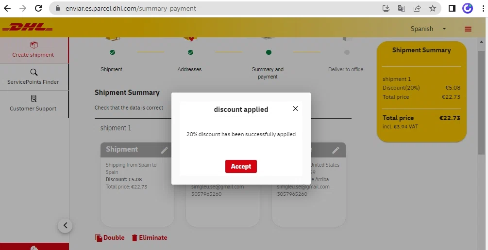 DHL Promo Codes - 20% Off | October 2024