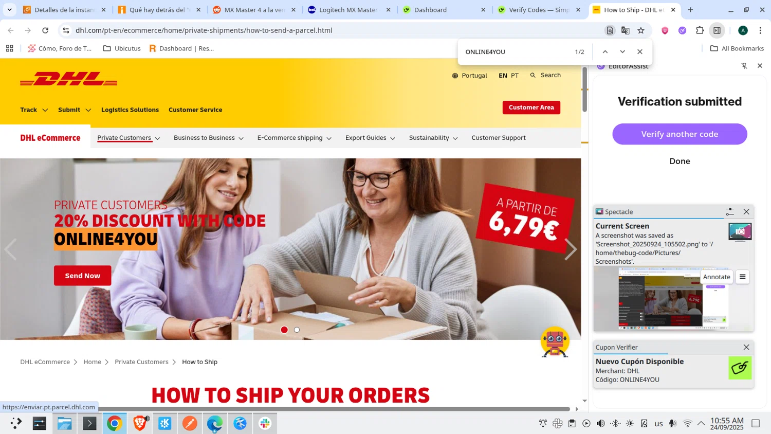 DHL Promo Codes - 50% Off Sitewide (6 Verified) Nov 2025