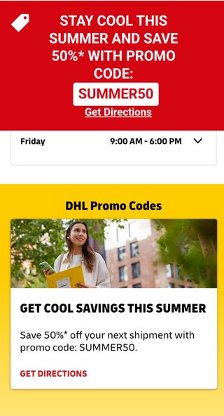 DHL Promo Codes & Black Friday 2024 Deals - 50% Off