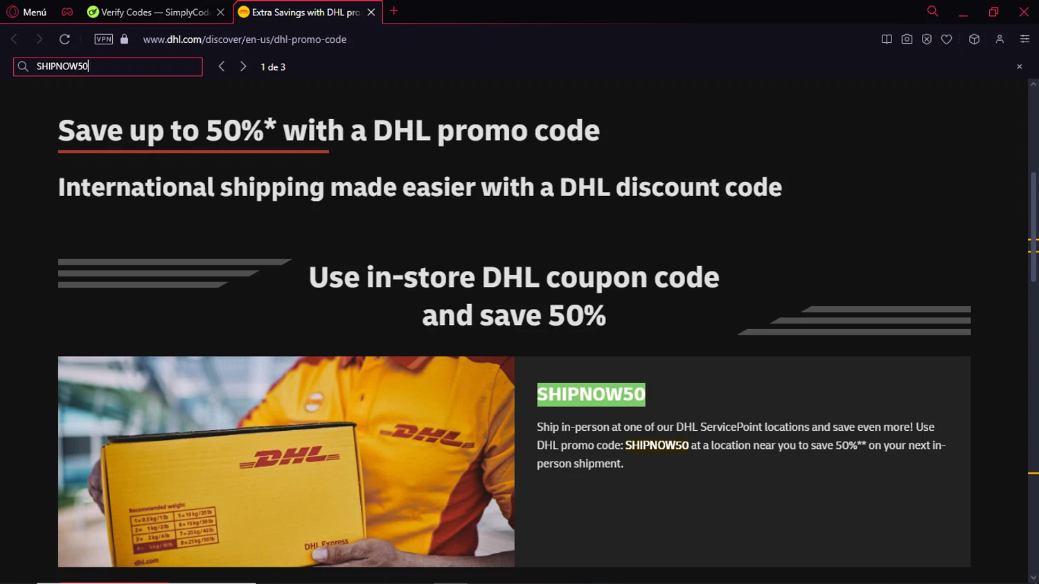 DHL Promo Codes & Black Friday 2024 Deals - 50% Off